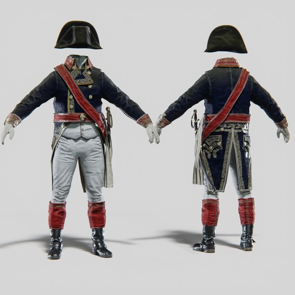 Soldier Napoleon General Rigged 3D model - TurboSquid 2018948