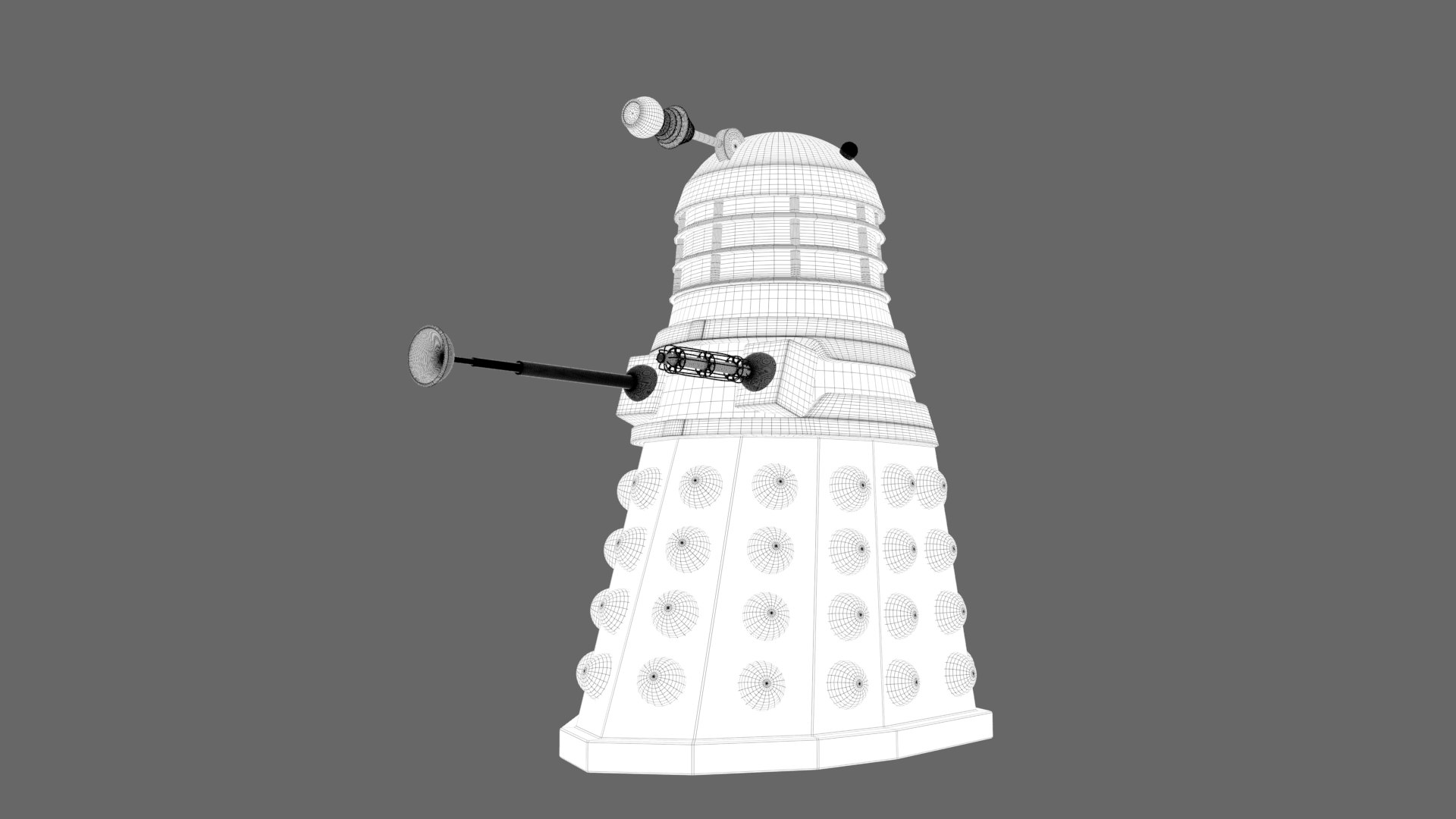 3D Model 1963 Classic Dalek - TurboSquid 1761331