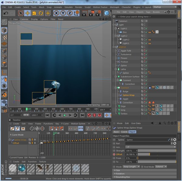 Jellyfish animations model - TurboSquid 1220709