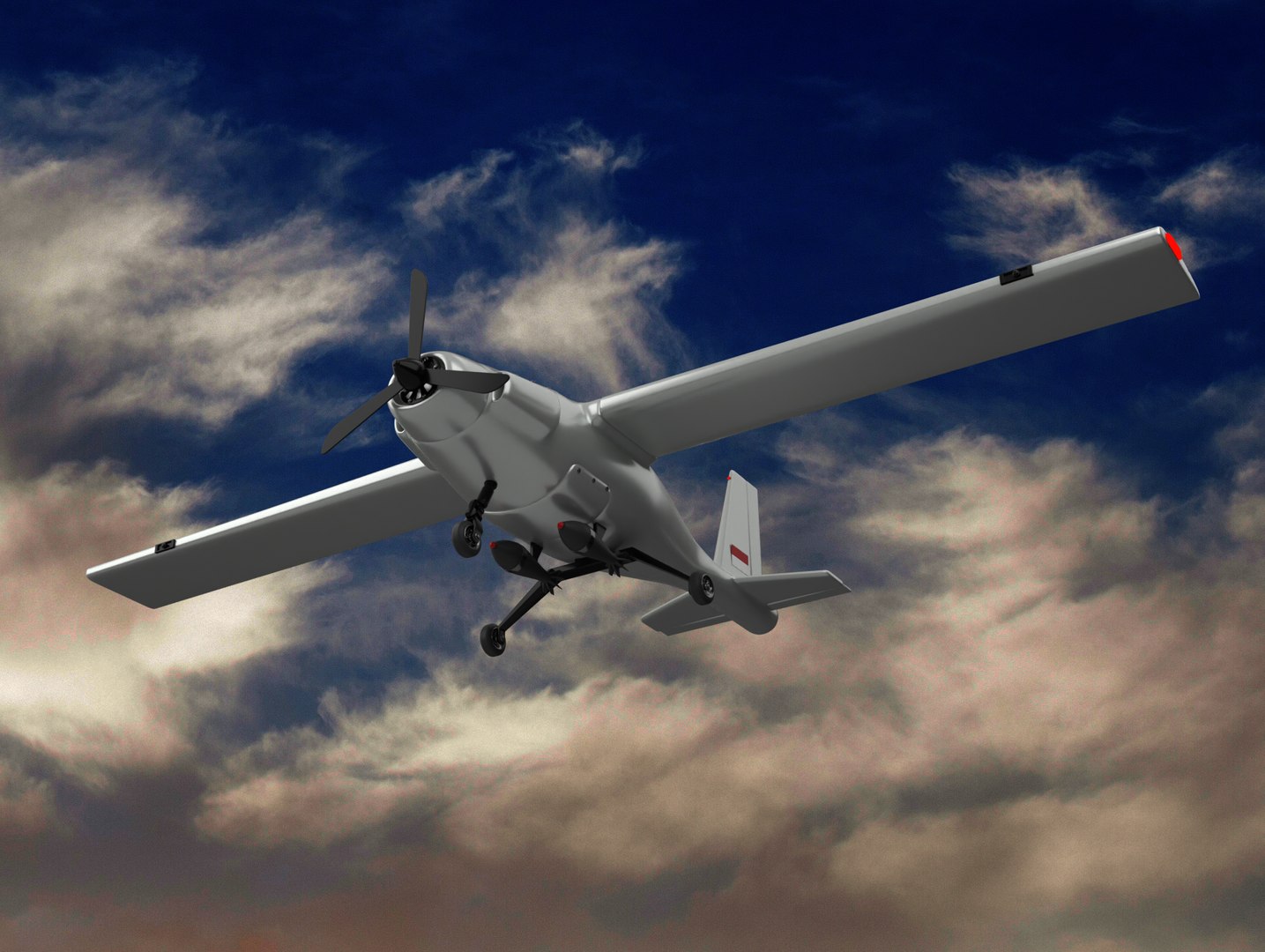 Drone X-333 3D Model - TurboSquid 2263788