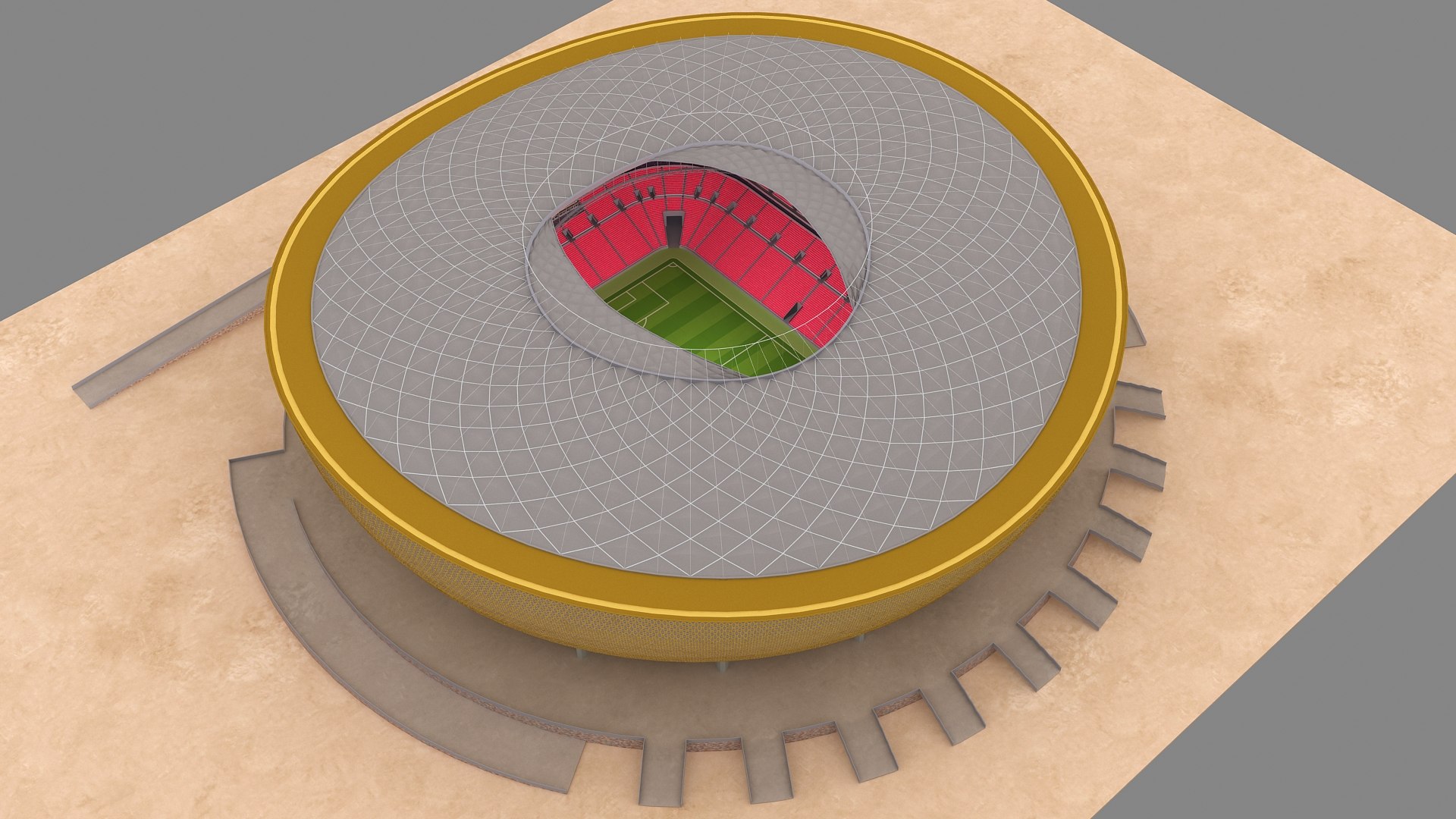 3D Model Lusail Iconic Stadium Qatar 3D Model - TurboSquid 1949026