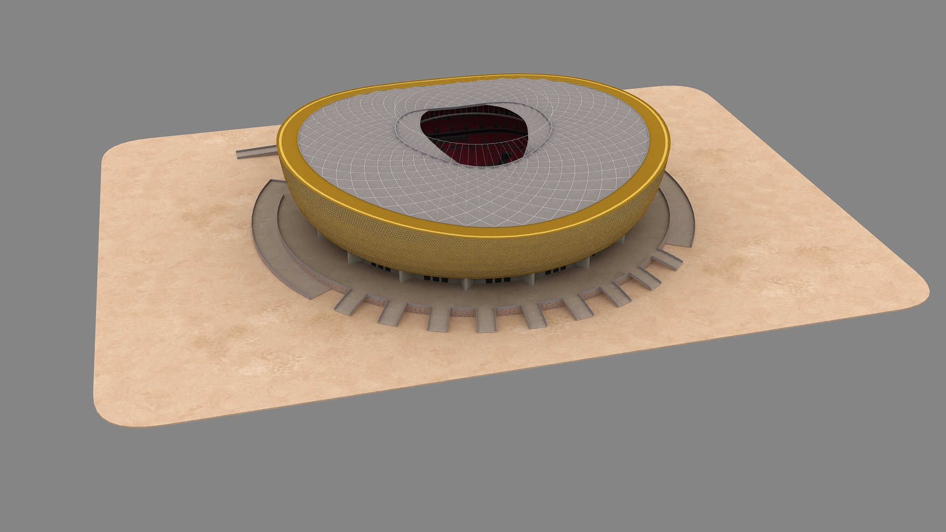 3D Model Lusail Iconic Stadium Qatar 3D Model - TurboSquid 1949026