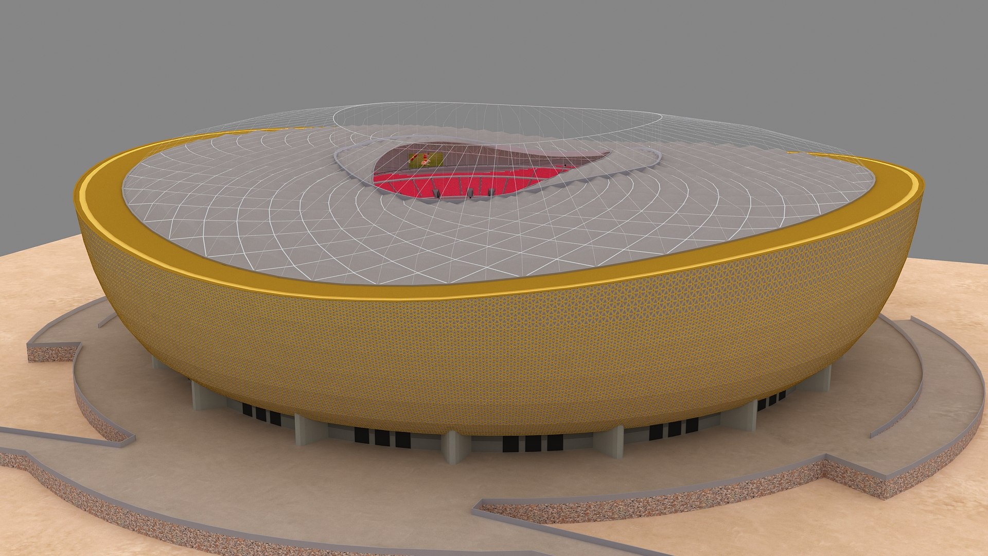 3D Model Lusail Iconic Stadium Qatar 3D Model - TurboSquid 1949026