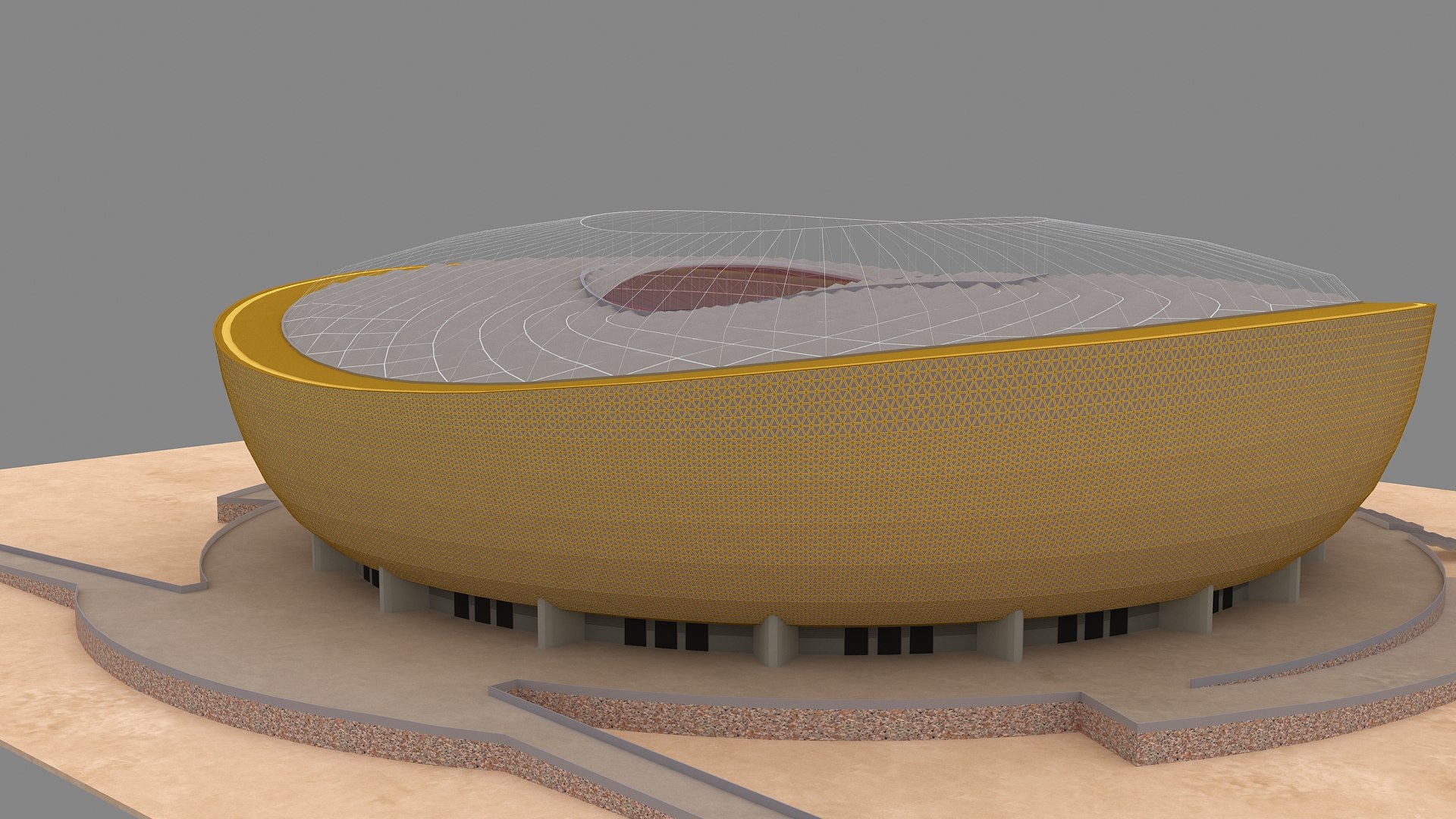 3D Model Lusail Iconic Stadium Qatar 3D Model - TurboSquid 1949026