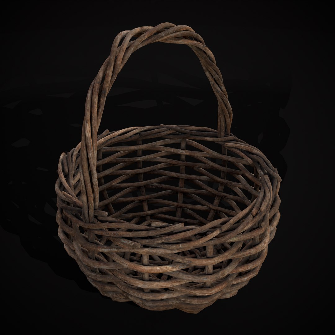 Wooden Root Basket model - TurboSquid 2031111