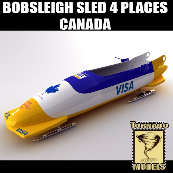bobsleigh skeleton luge sleds 3d 3ds