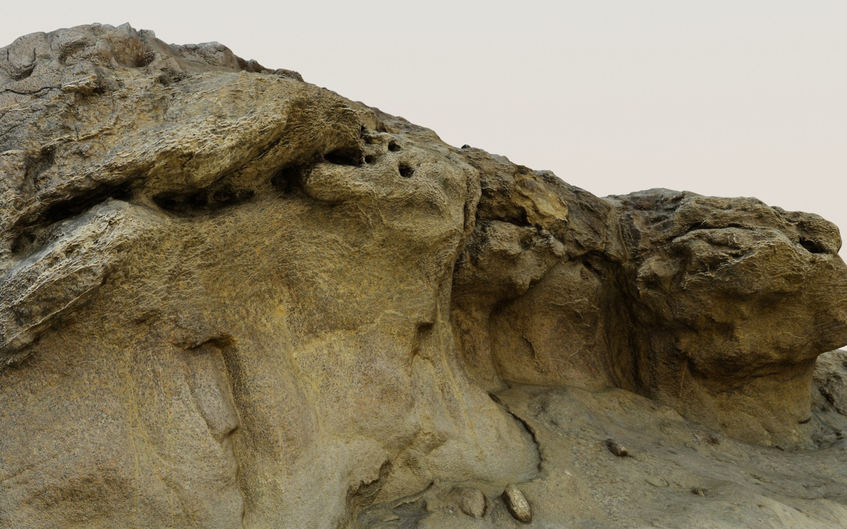 3D Desert Cliff - TurboSquid 1238211