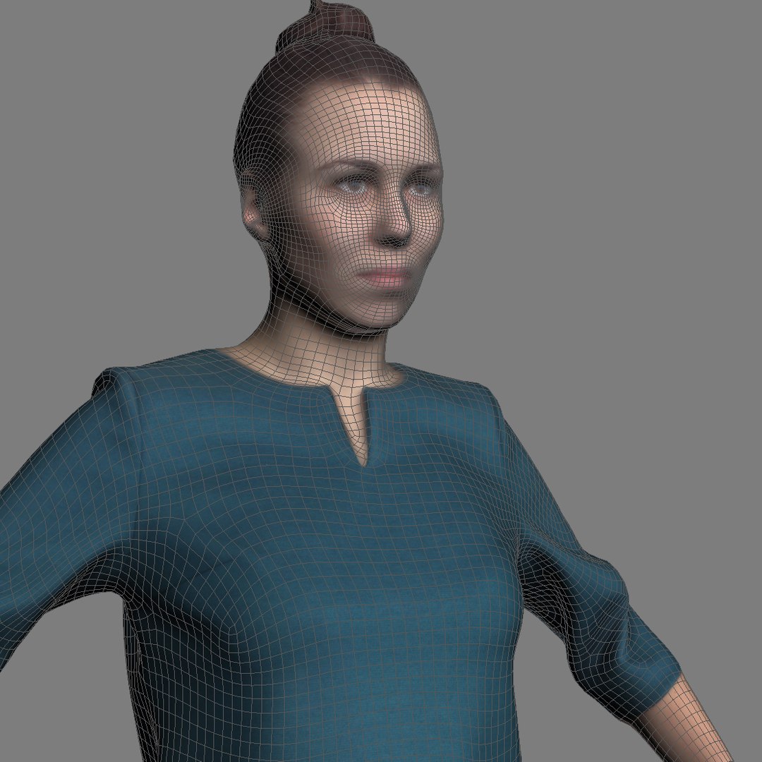 3d Realistic Human Model