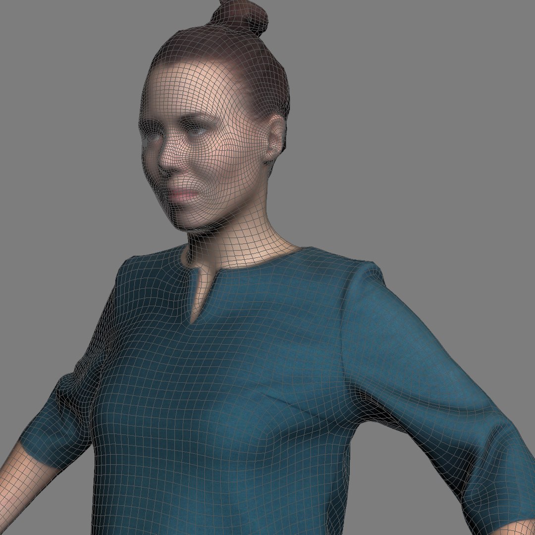 3d Realistic Human Model
