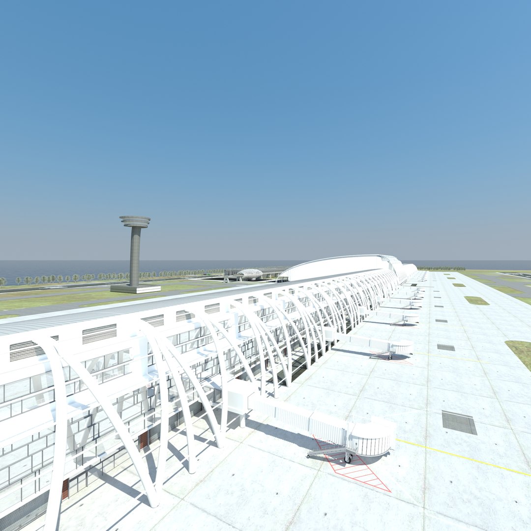 International Airport Air 3d Model