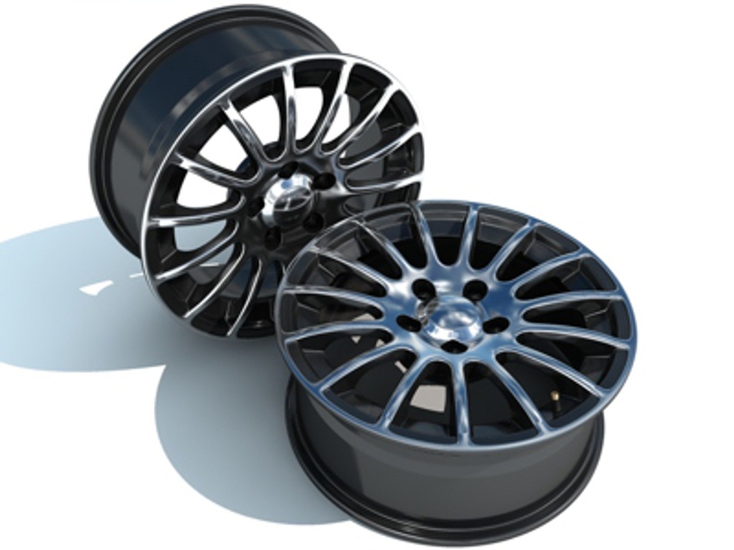 cinema4d 15 spoke alloy wheel
