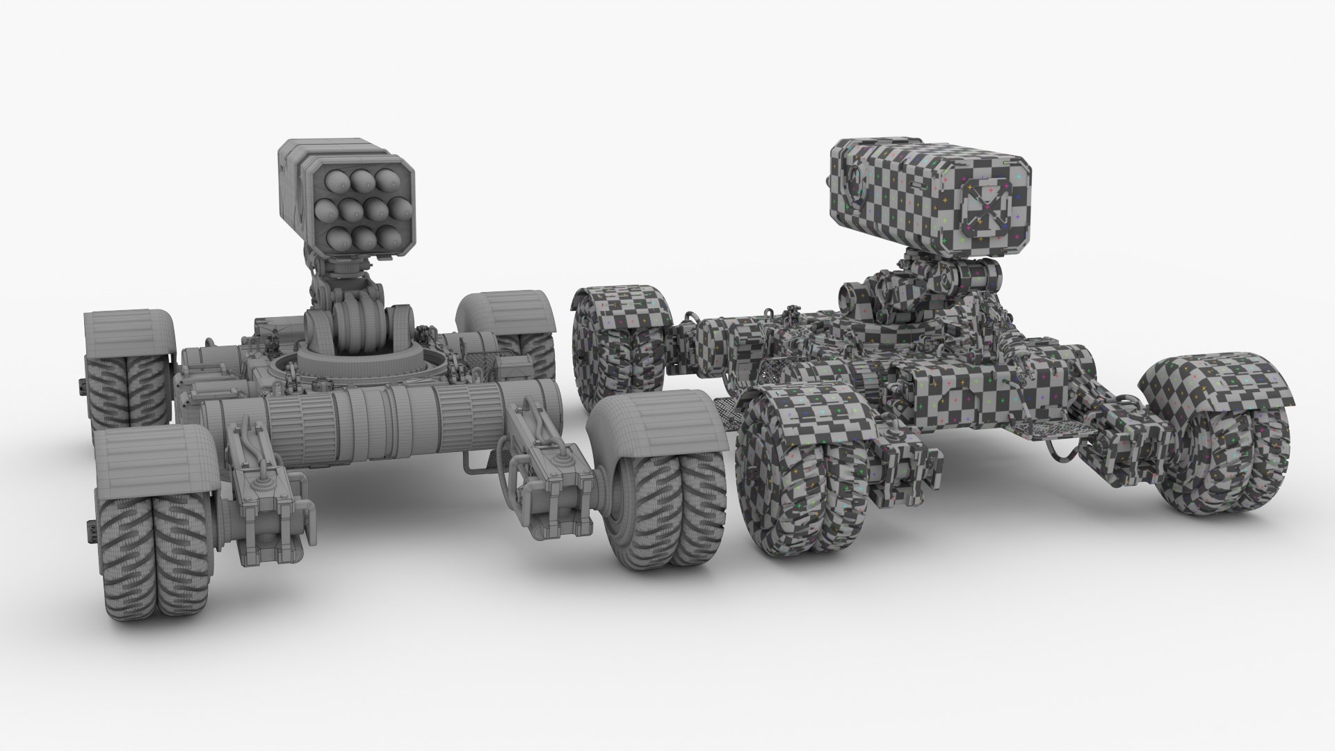 3D Sci-fi 4X4 - TurboSquid 2366556