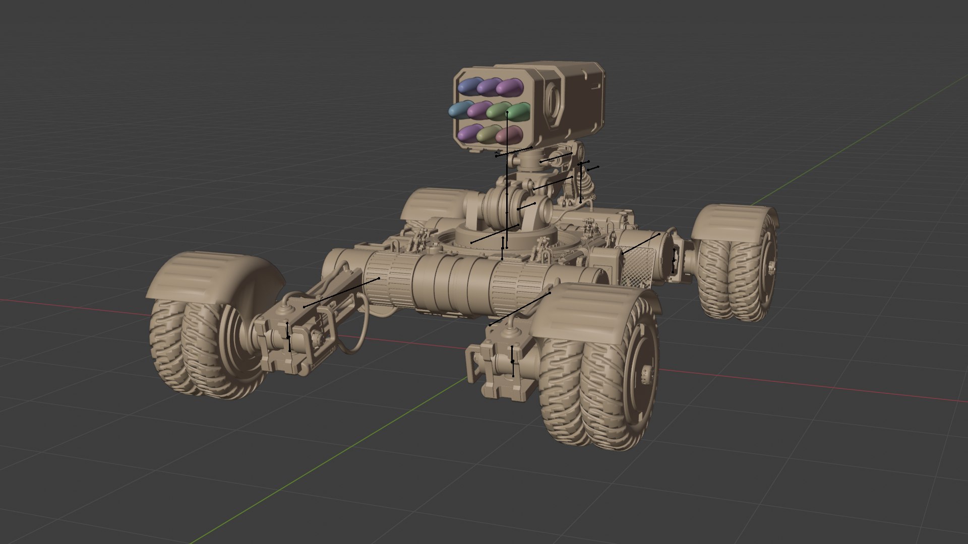 3D Sci-fi 4X4 - TurboSquid 2366556