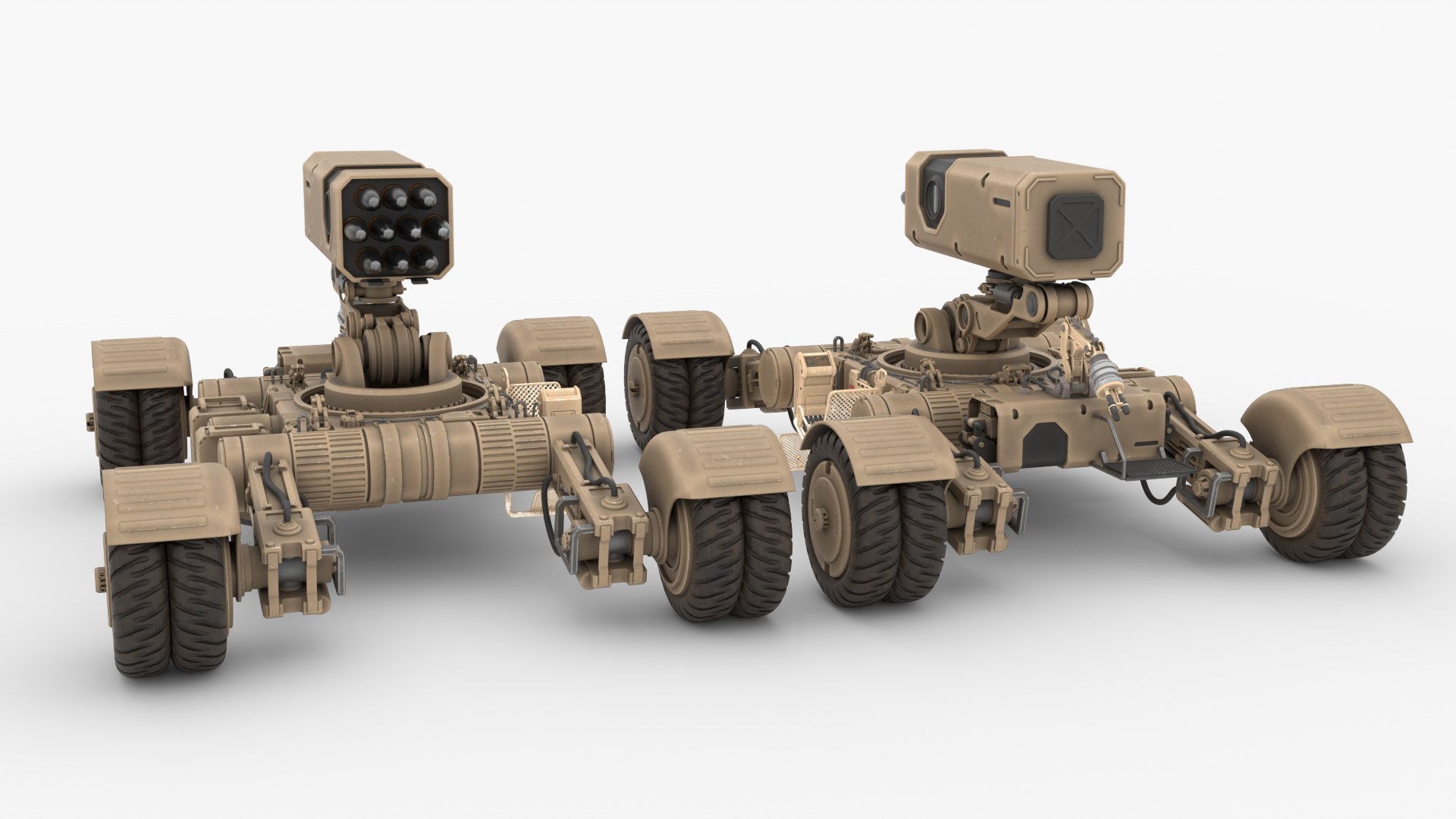 3D Sci-fi 4X4 - TurboSquid 2366556