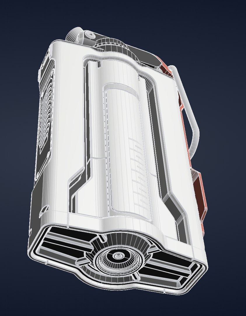 Sci-Fi Gas Grenade Concept 3D Model - TurboSquid 2070034