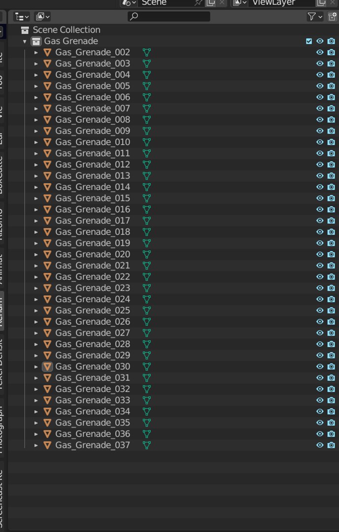 Sci-Fi Gas Grenade Concept 3D Model - TurboSquid 2070034