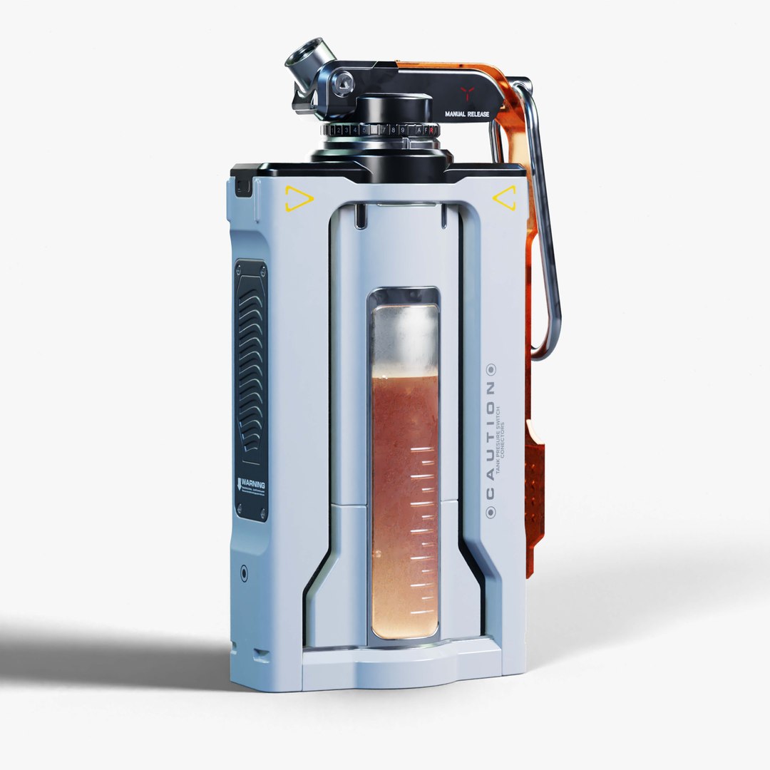 Sci-Fi Gas Grenade Concept 3D model - TurboSquid 2070034
