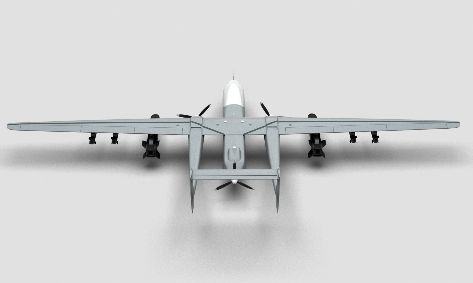 Twin-tailed Scorpion UAV 3D Model - TurboSquid 2241287