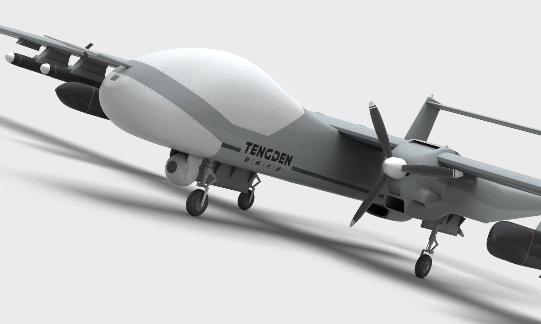 Twin-tailed Scorpion UAV 3D Model - TurboSquid 2241287