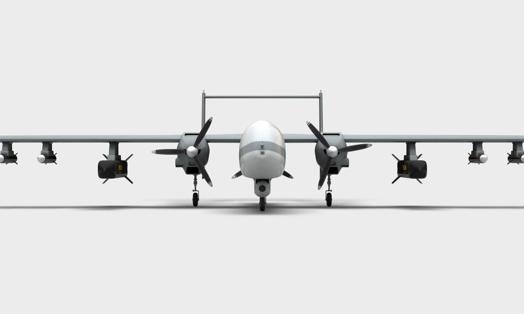 Twin-tailed Scorpion UAV 3D Model - TurboSquid 2241287