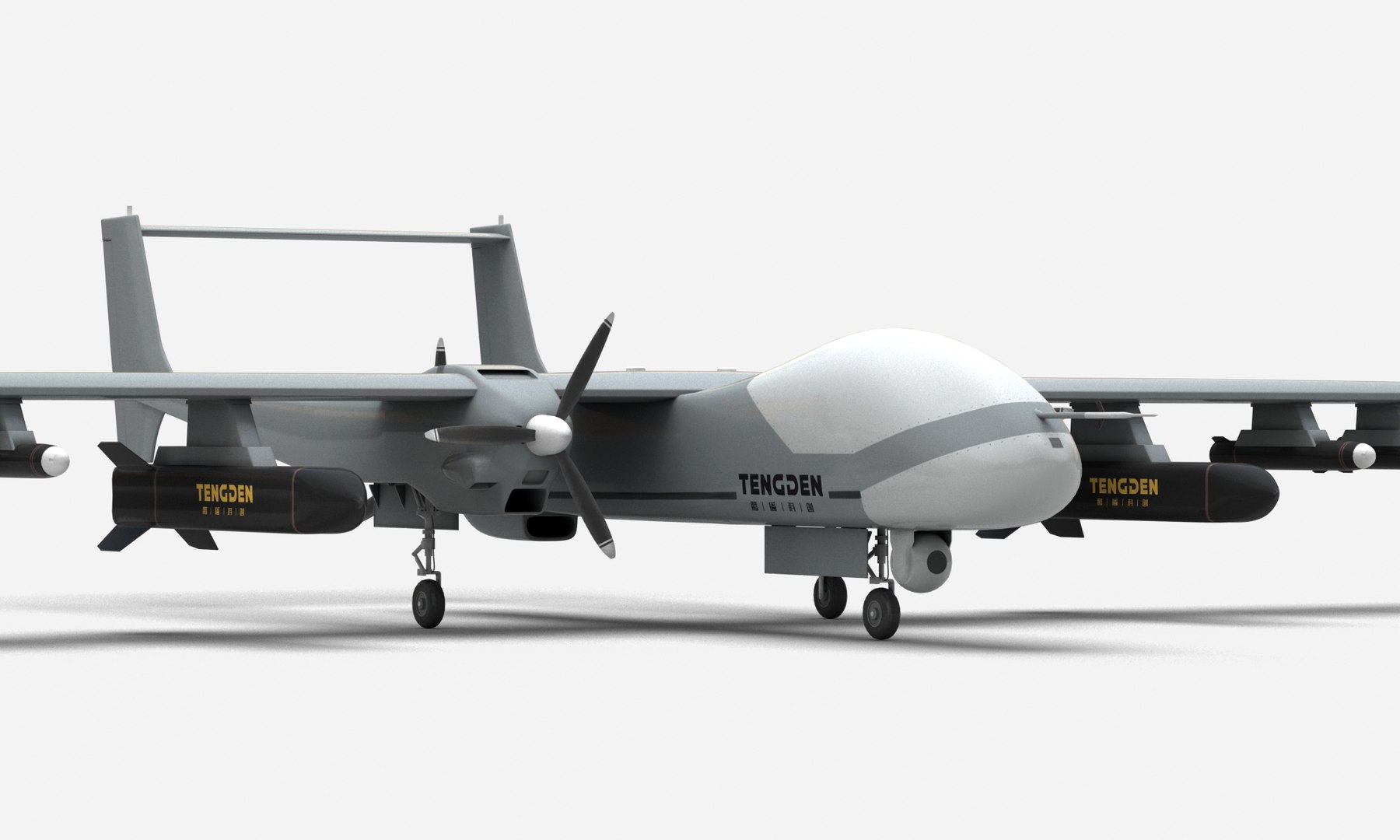 Twin-tailed Scorpion UAV 3D Model - TurboSquid 2241287