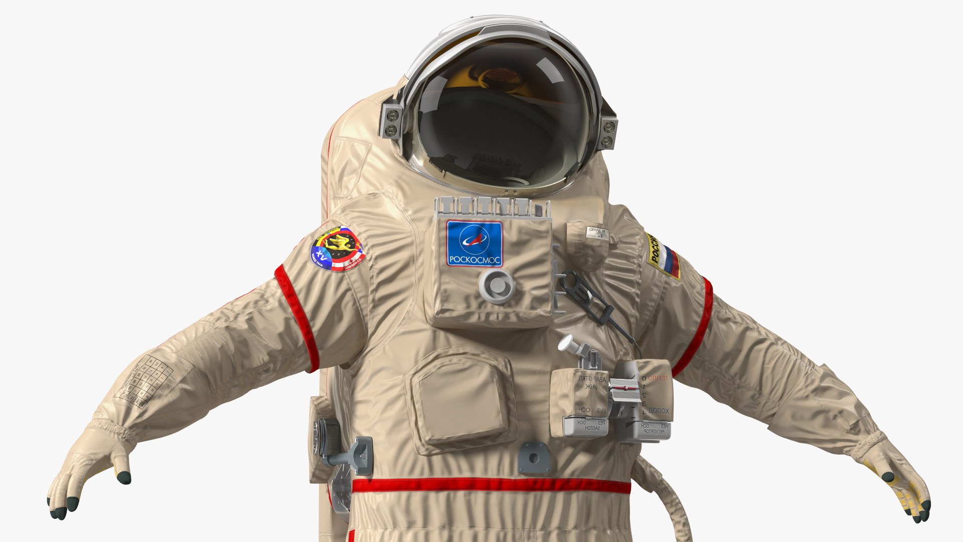Russian Astronaut Spacesuit Orlan MK 3D Model - TurboSquid 2205377