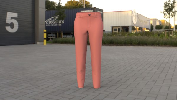 3D Simple Pants Outfit Street Style model - TurboSquid 1939814
