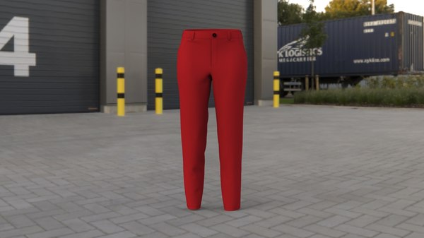 3D Simple Pants Outfit Street Style model - TurboSquid 1939814