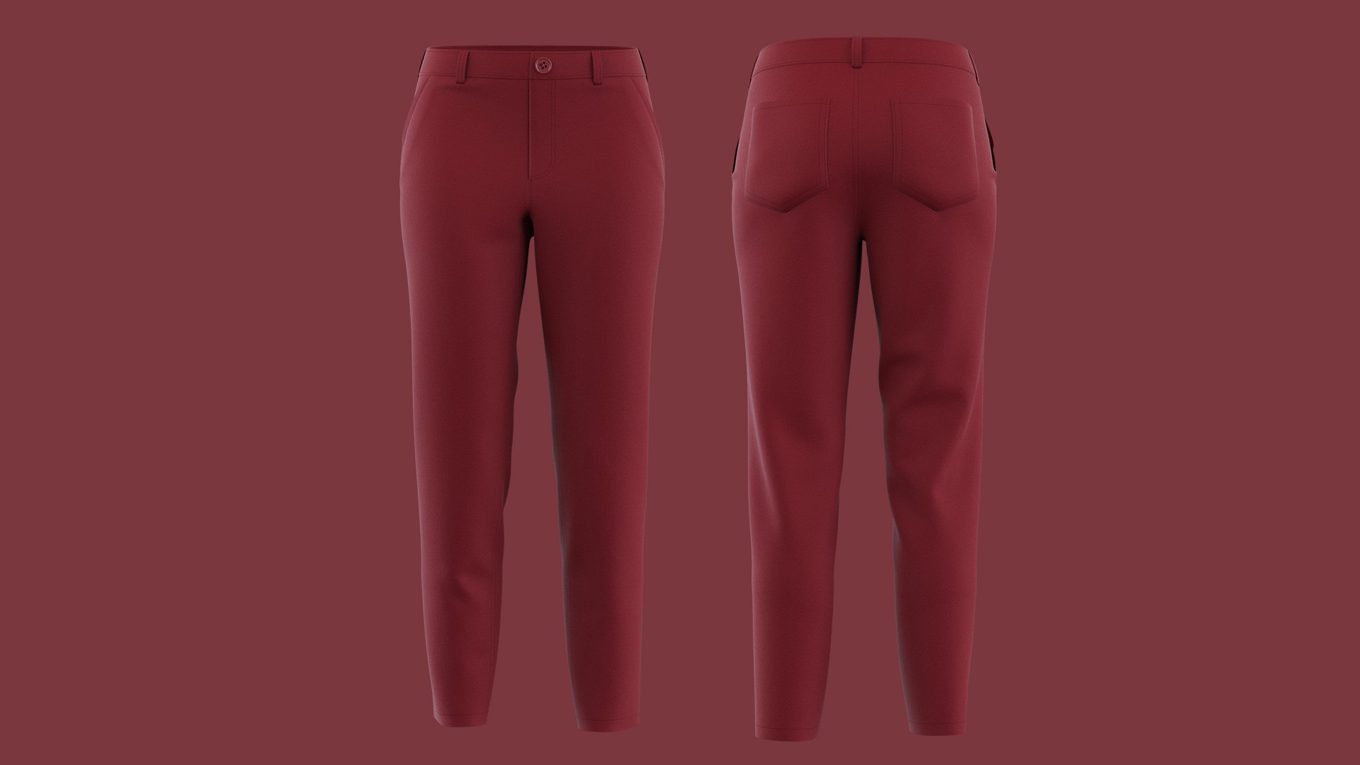 3D Simple Pants Outfit Street Style model - TurboSquid 1939814
