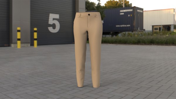 3D Simple Pants Outfit Street Style model - TurboSquid 1939814