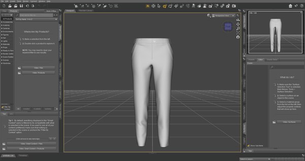 3D Simple Pants Outfit Street Style model - TurboSquid 1939814