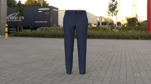 3D Simple Pants Outfit Street Style model - TurboSquid 1939814