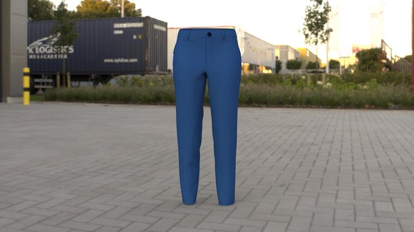 3D Simple Pants Outfit Street Style model - TurboSquid 1939814