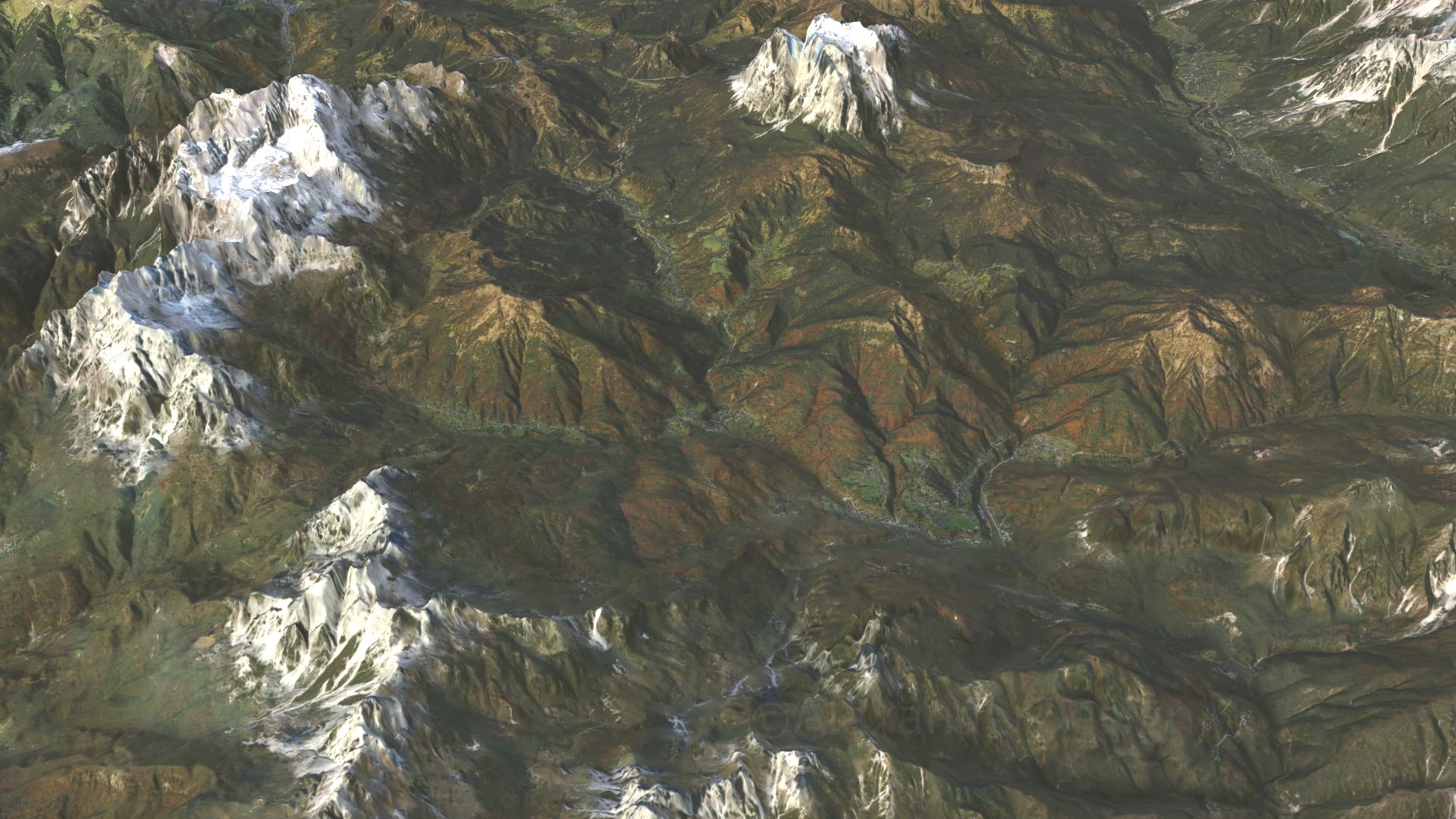 Dolomites Italy Large Scale Terrain 3D Model - TurboSquid 2333676
