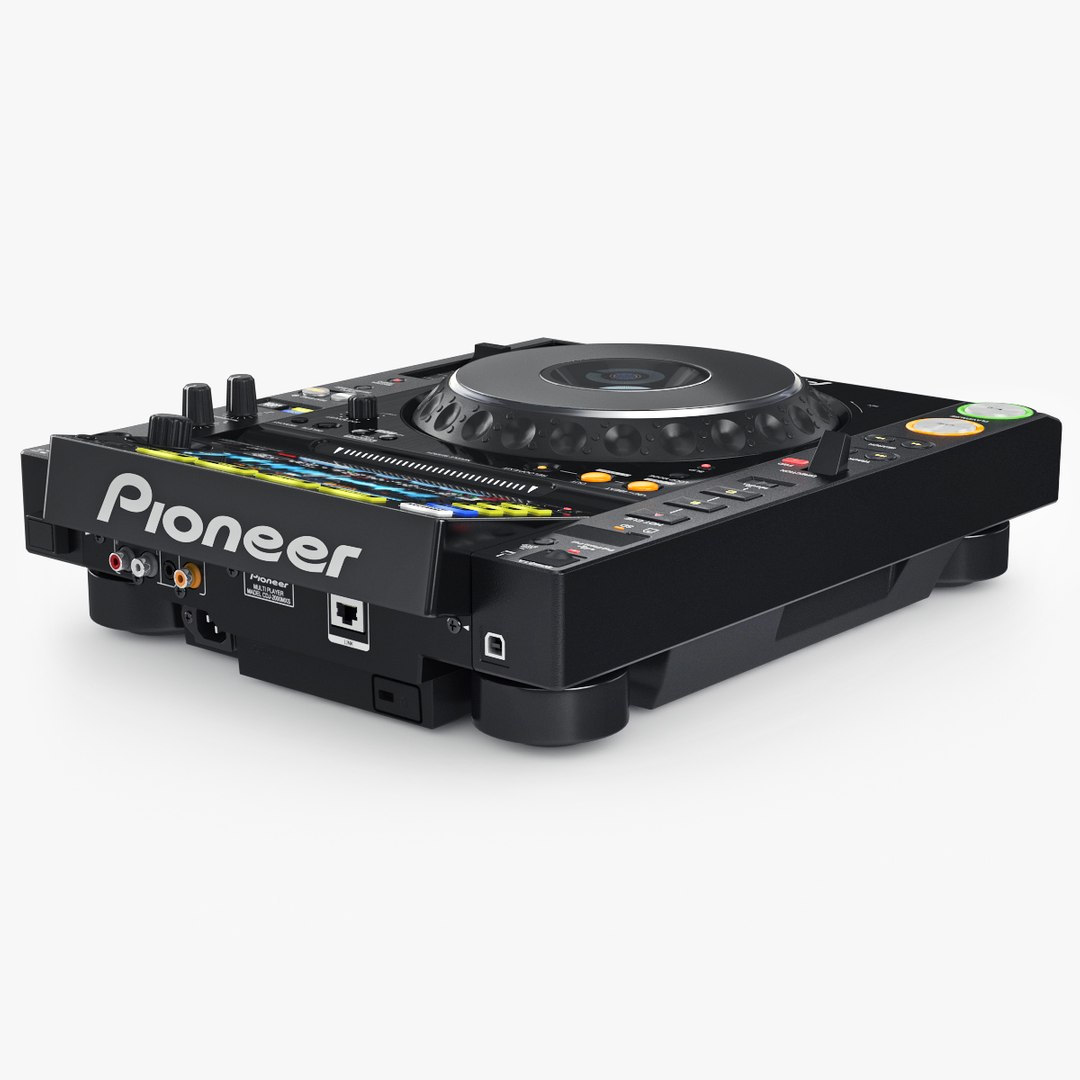 dj player pioner cdj-2000 3d model