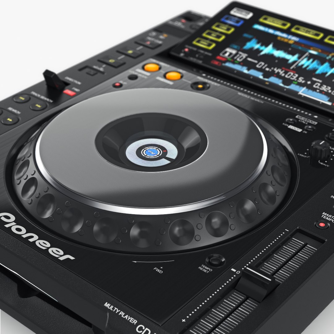 dj player pioner cdj-2000 3d model