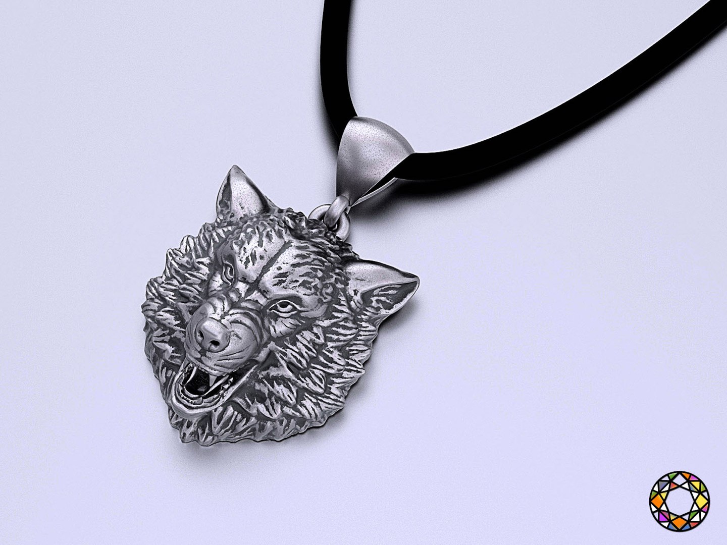 Jewelry Animal Pendant Wolf Head 0190 Stl 3dm 3D - TurboSquid 2083171