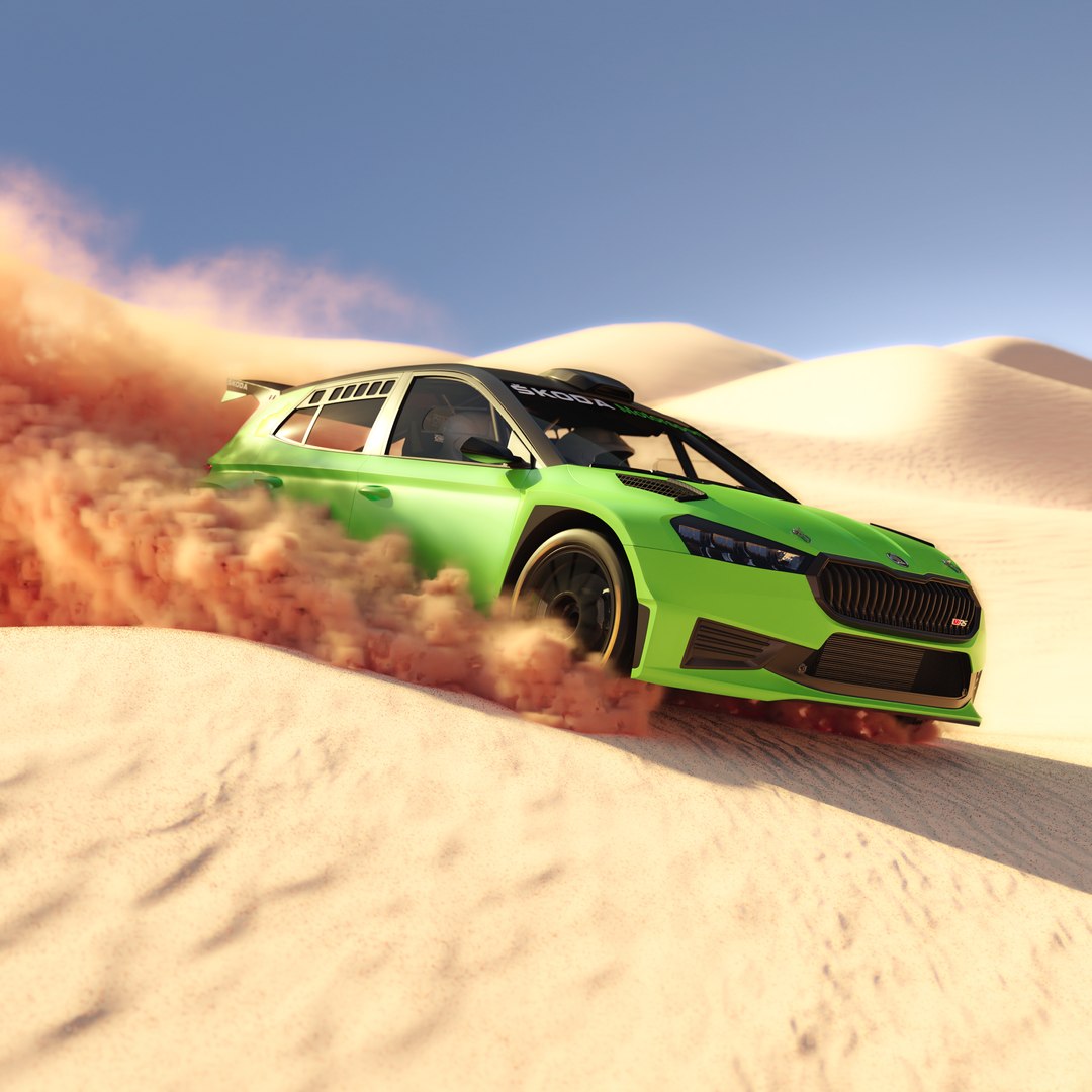 Skoda Fabia Rally 2 RS 2022 2023 3D model - TurboSquid 2058615