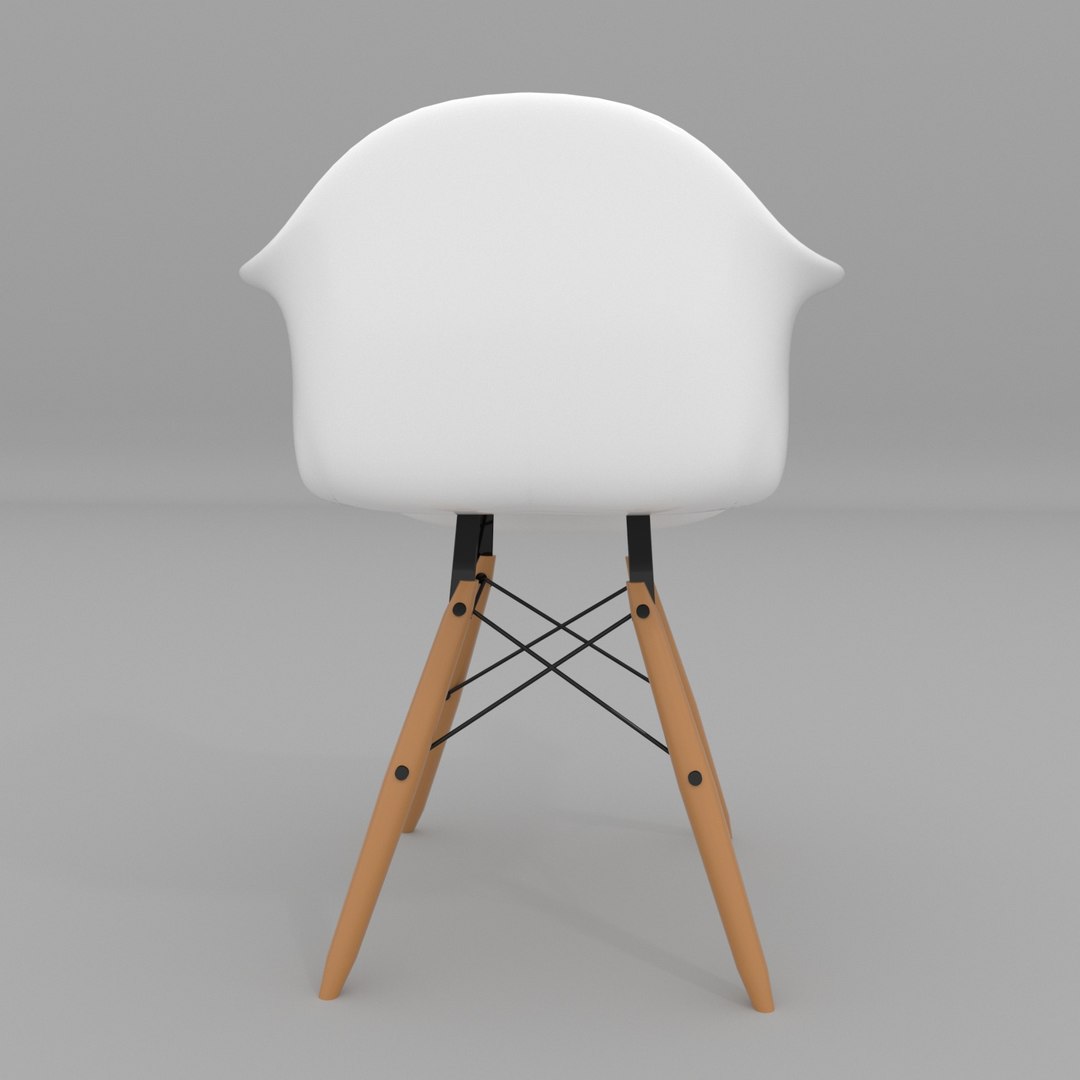 3d Model Chair Eames Daw