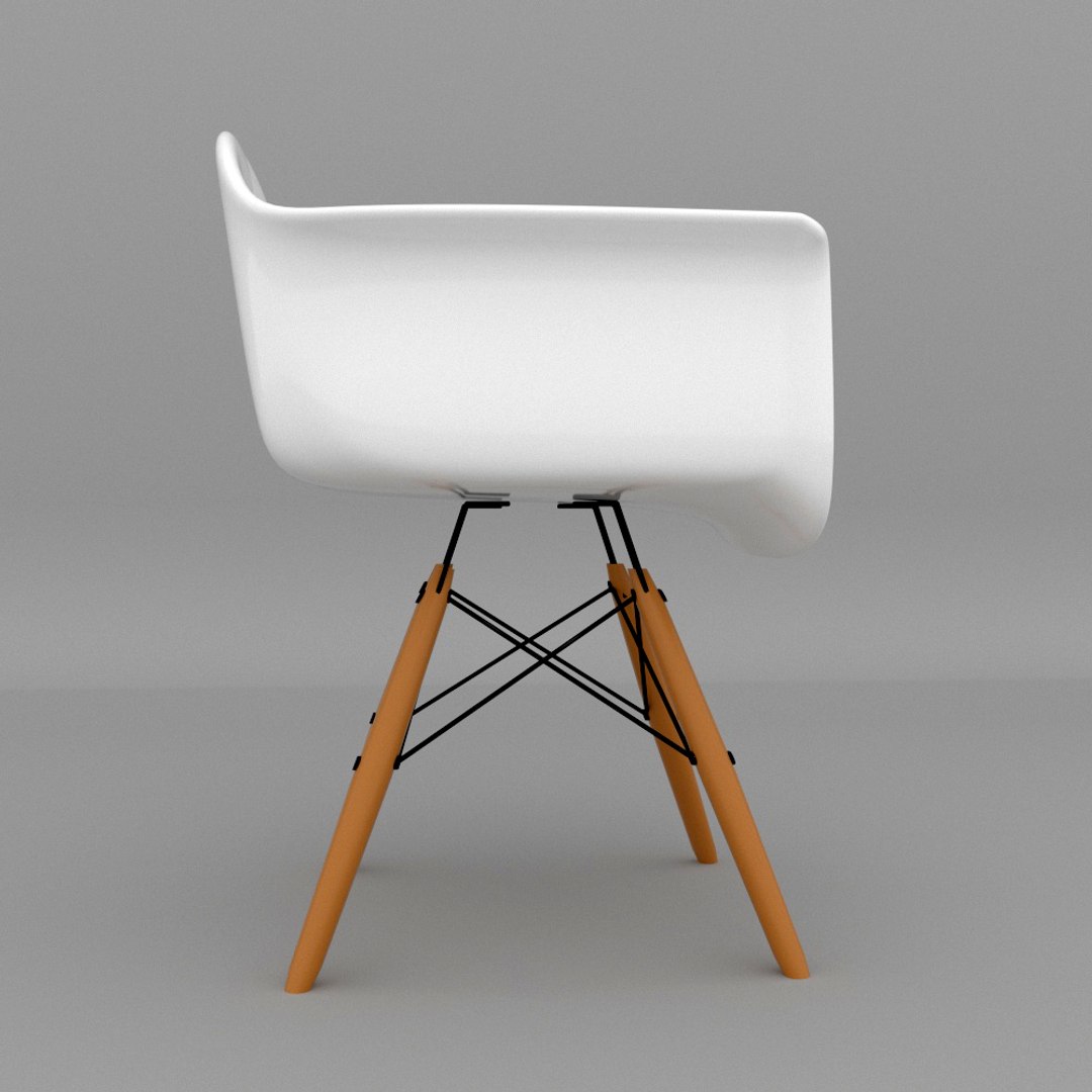 3d Model Chair Eames Daw