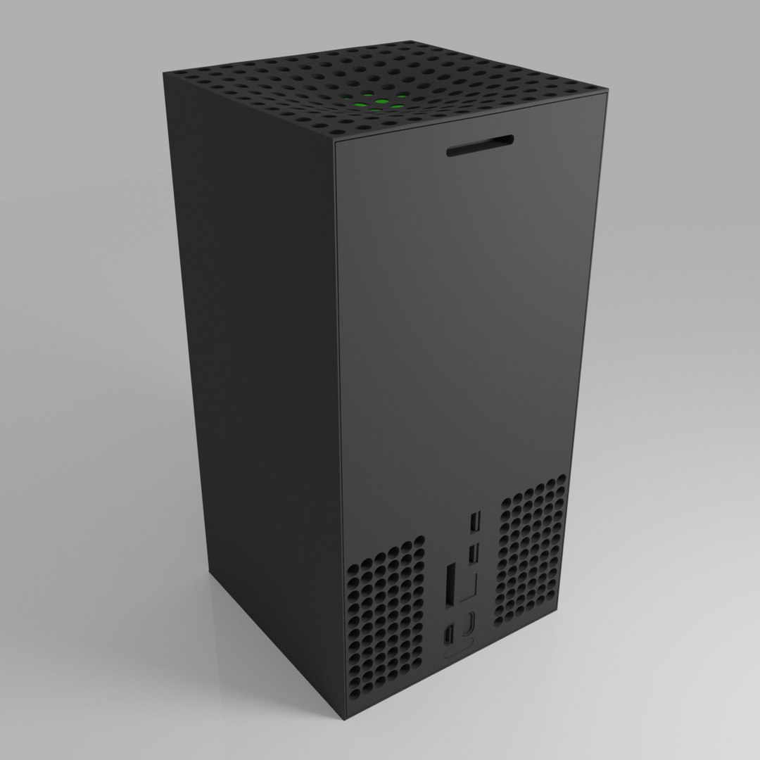 Gaming Xbox Series X 3D Model - TurboSquid 1633133
