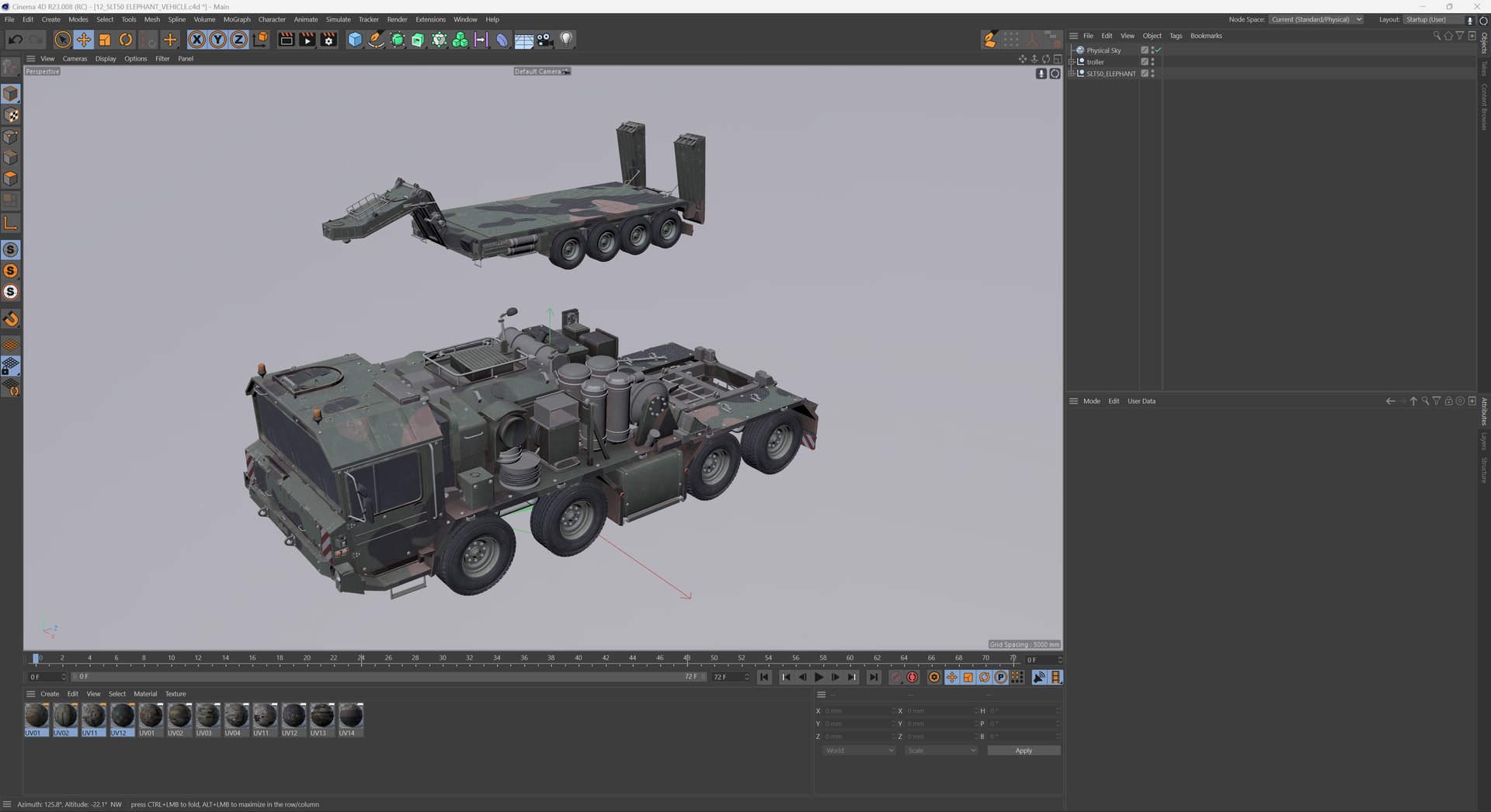 SLT 50 Elefant Tank Transporter Model - TurboSquid 2241230