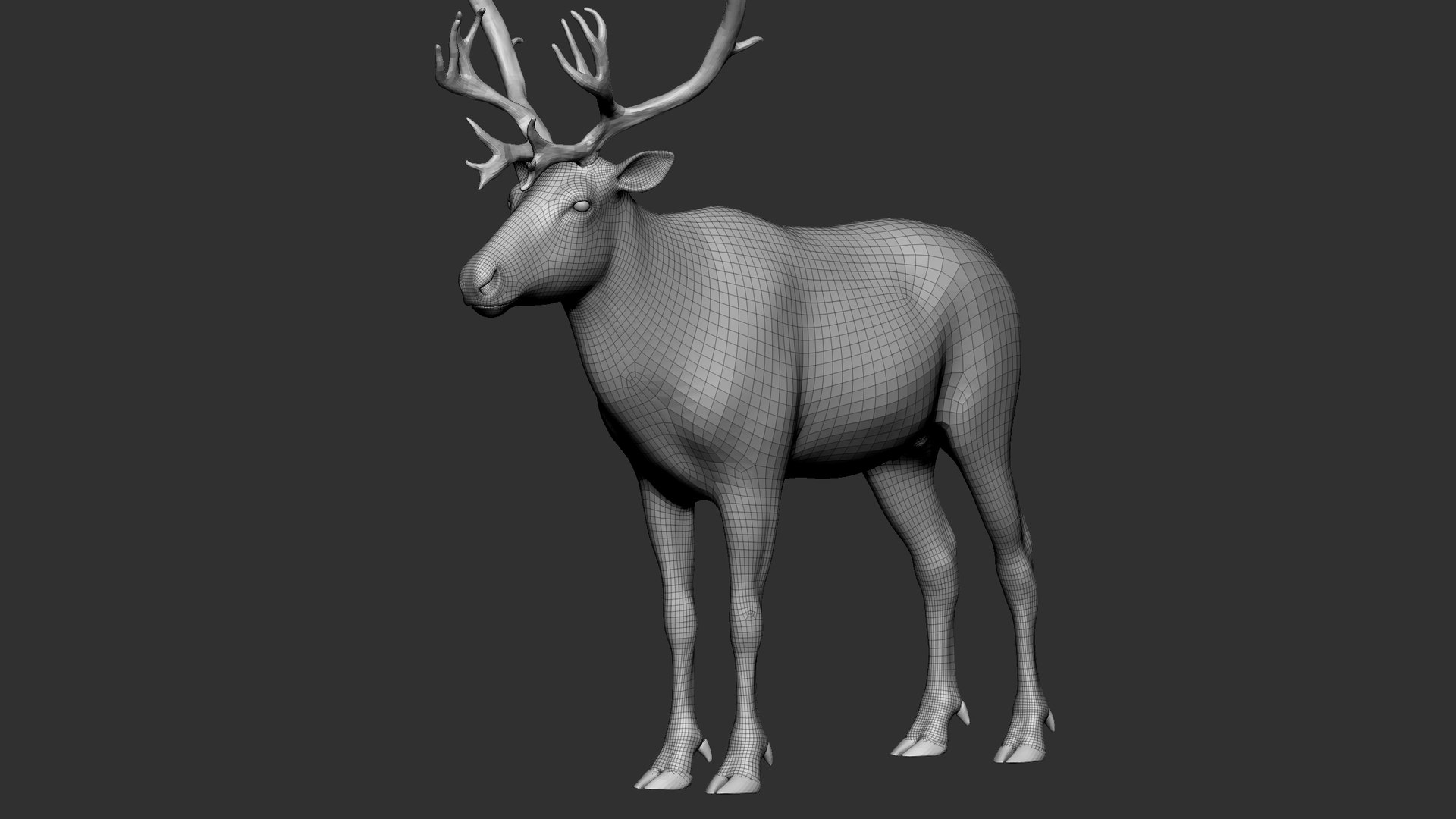 Reindeer 3D - TurboSquid 1729635