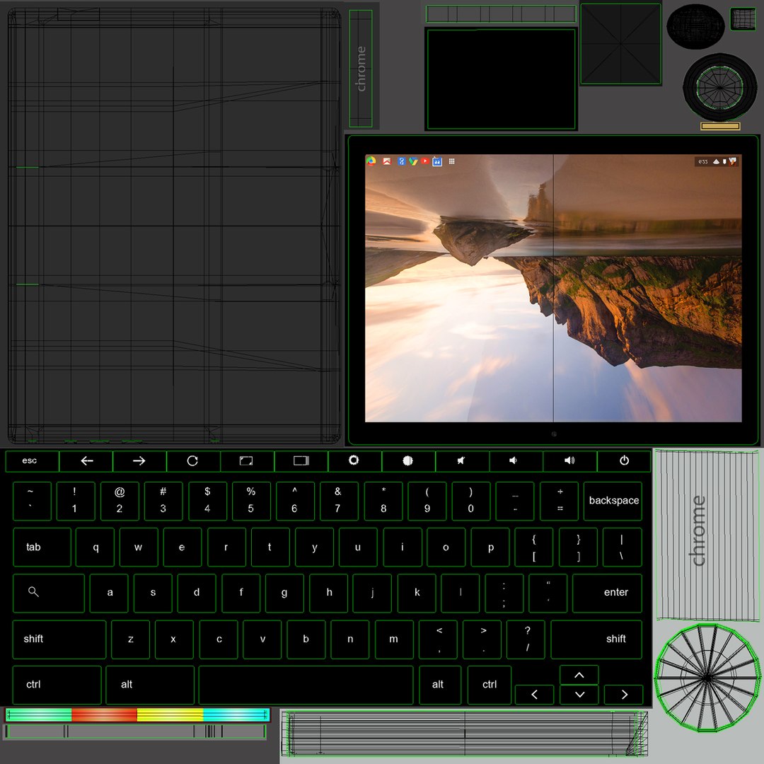 Google Chromebook Pixel 3d 3ds
