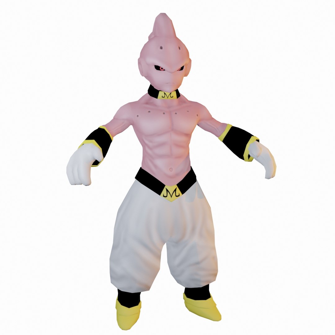 3D kidboo dragonballz model - TurboSquid 1676758