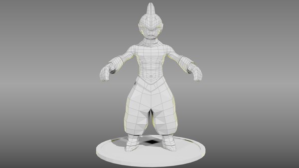 3D kidboo dragonballz model - TurboSquid 1676758