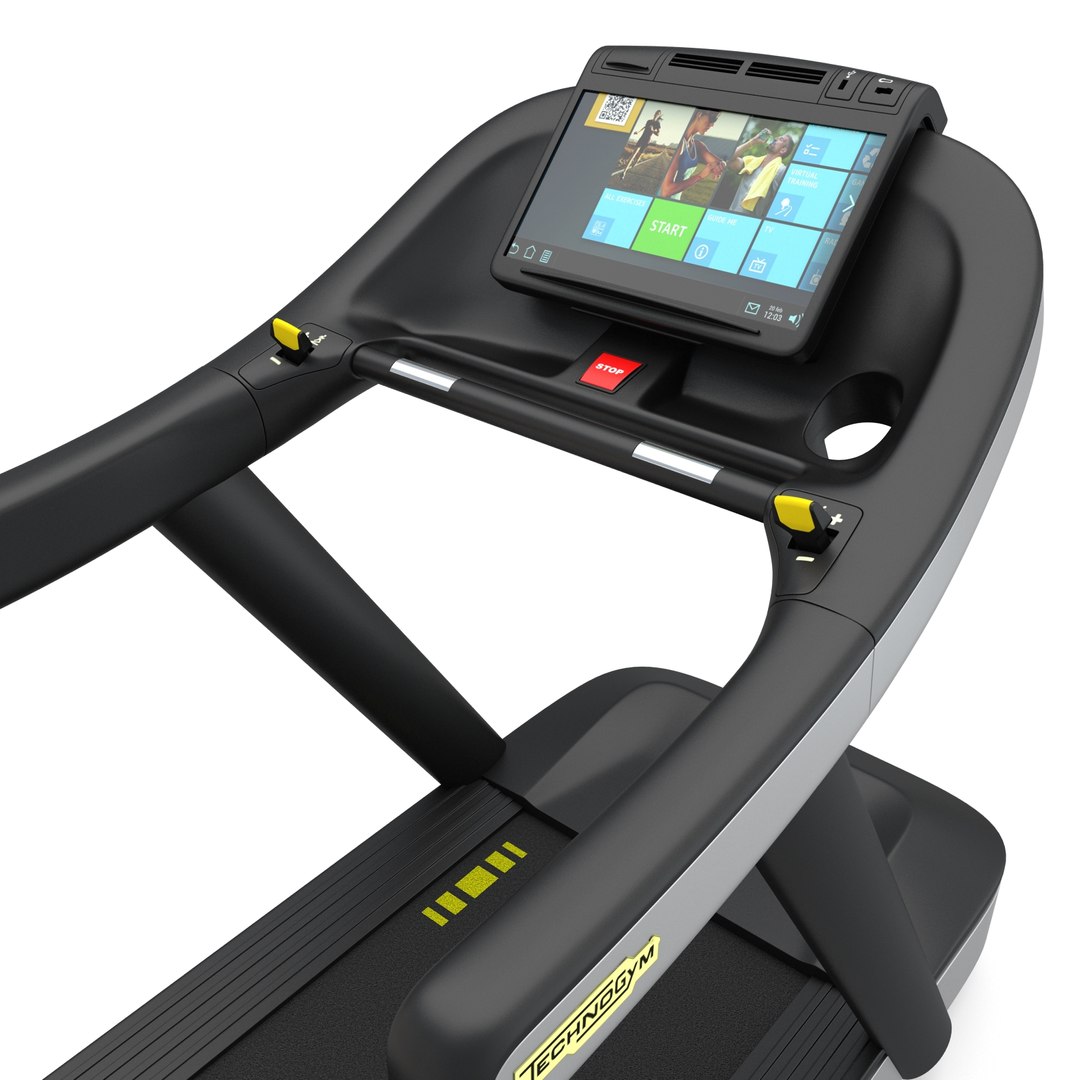 Excite Run 1000 Technogym 3D Model - TurboSquid 1160633