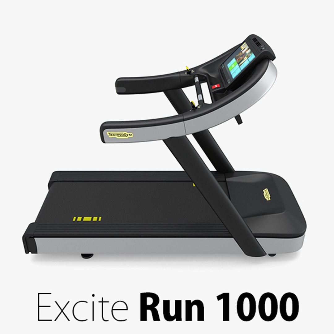 Excite Run 1000 Technogym 3D Model - TurboSquid 1160633