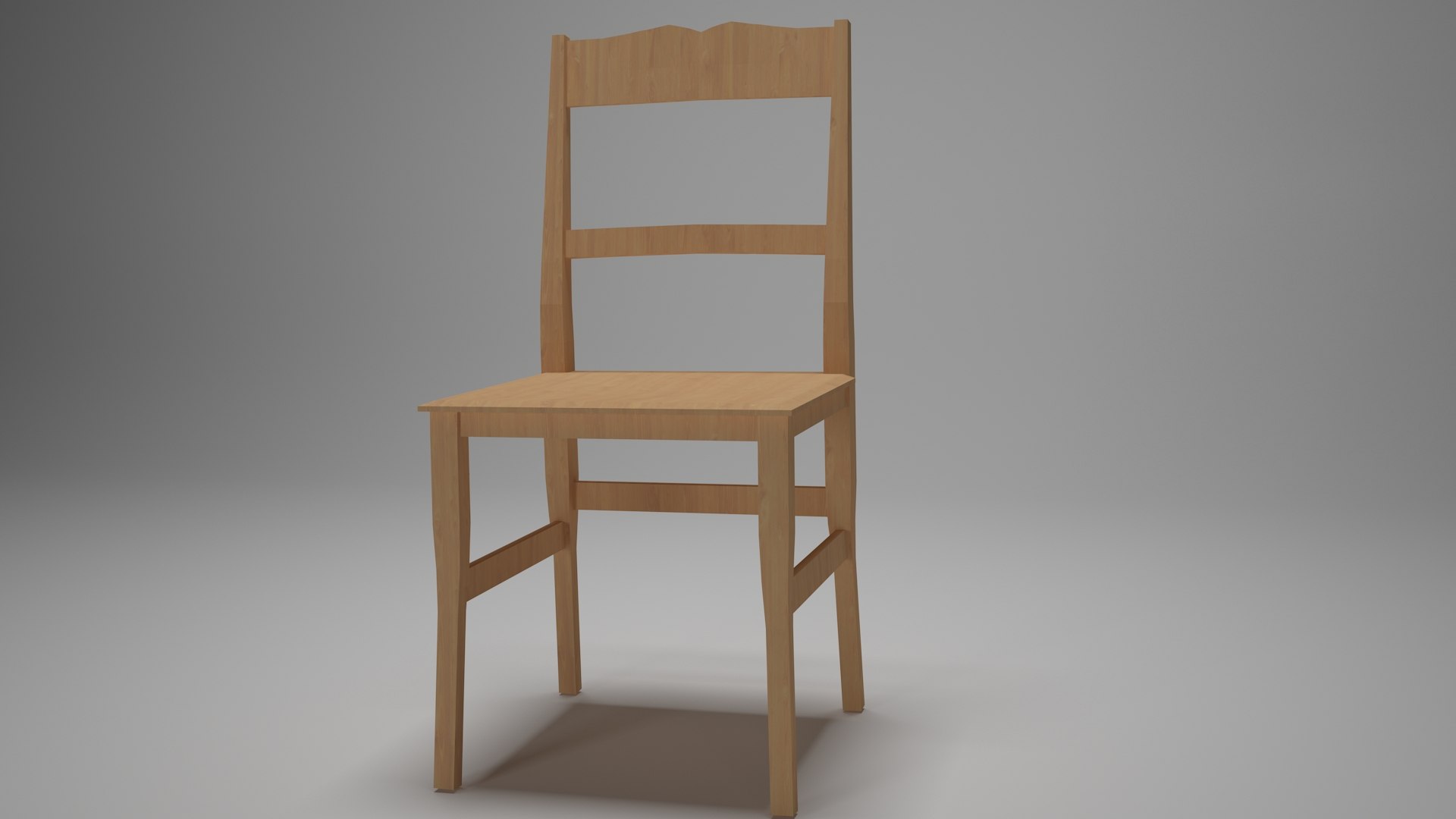 Free 3D Simple Chair Kitchen Dining Room - TurboSquid 1270104