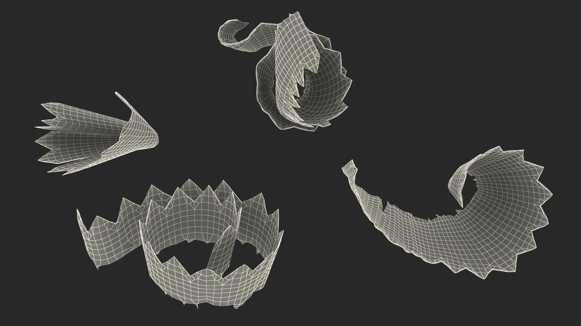 Shavings From Colorful Pencils 3D Model - TurboSquid 2105109